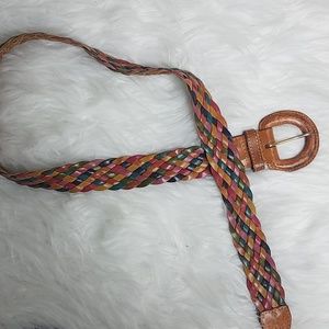 Accessories | Colorful Leather Belt L | Poshmark
